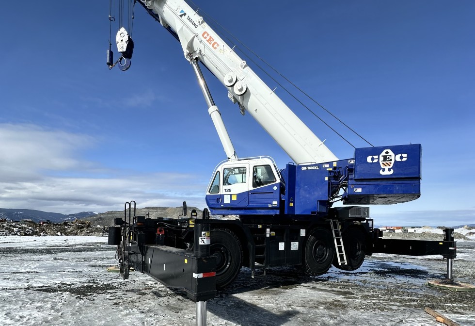 Rough Terrain Cranes Prince George - CEC