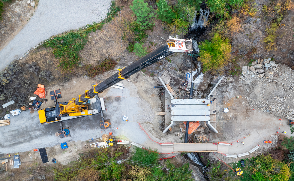 Indian Rock Bridge Installation - CEC
