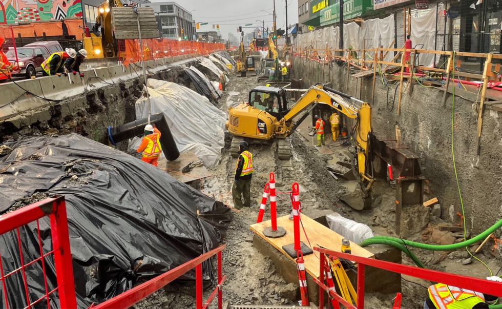 Broadway Subway Station Temporary Traffic Decks - CEC